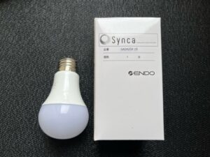 LED電球シンカ（Synca）の口コミ[光と色]身体と心を育む照明